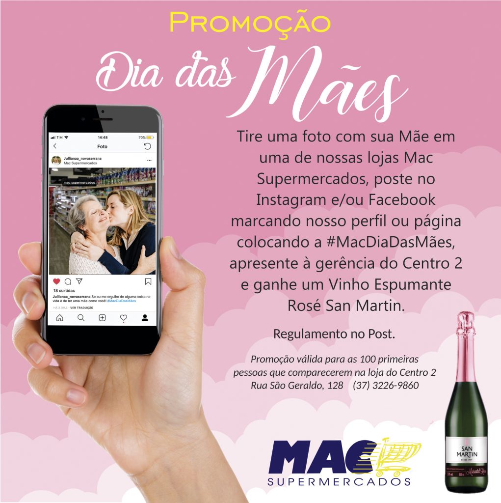 Promoção Dia Das Mães 2019 Mac Supermercados